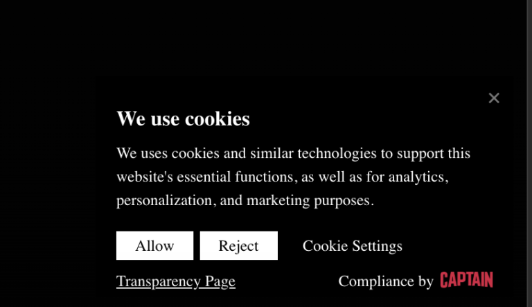 Cookie Disclaimer Help - Captain Compliance